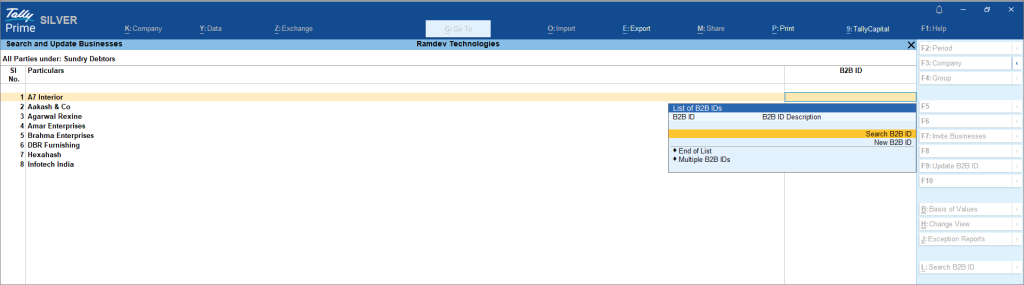 How to Search and Update Businesses in TallyPrime | TallyHelp
