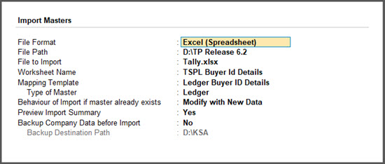 How to View and Update the Buyer ID Details Report | TallyHelp