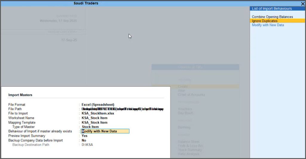 How to Import Masters from Excel for KSA | TallyHelp