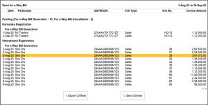 How to Generate e-Way Bill Online in Bulk in TallyPrime | TallyHelp | TallyHelp